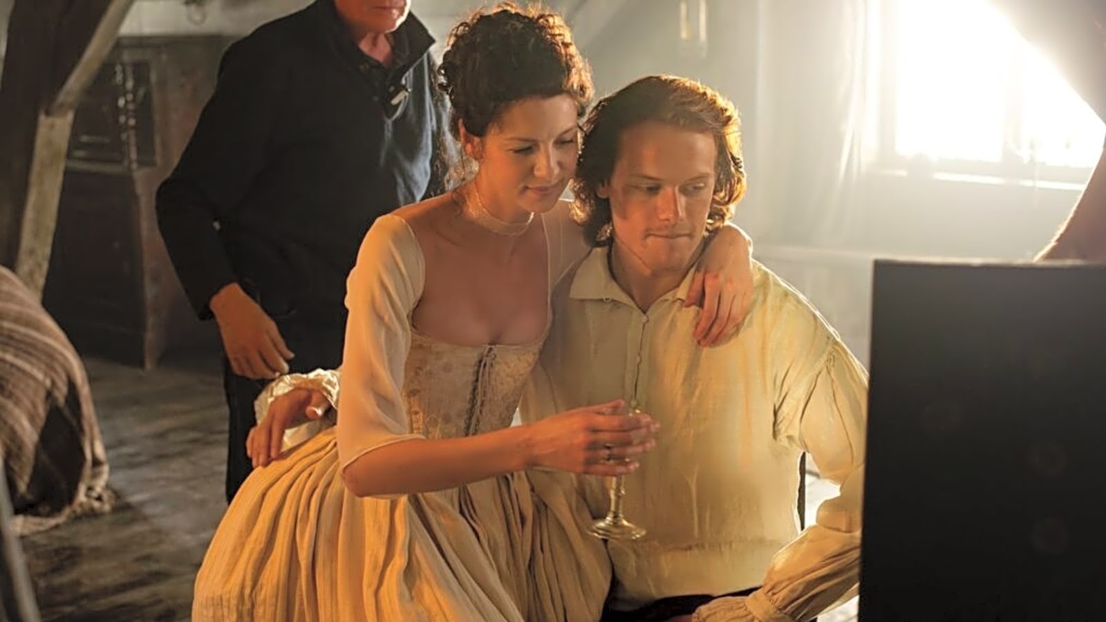 ‘Outlander’: See Sam Heughan & Caitriona Balfe in Never-Before-Seen Photos From ‘The Wedding ...