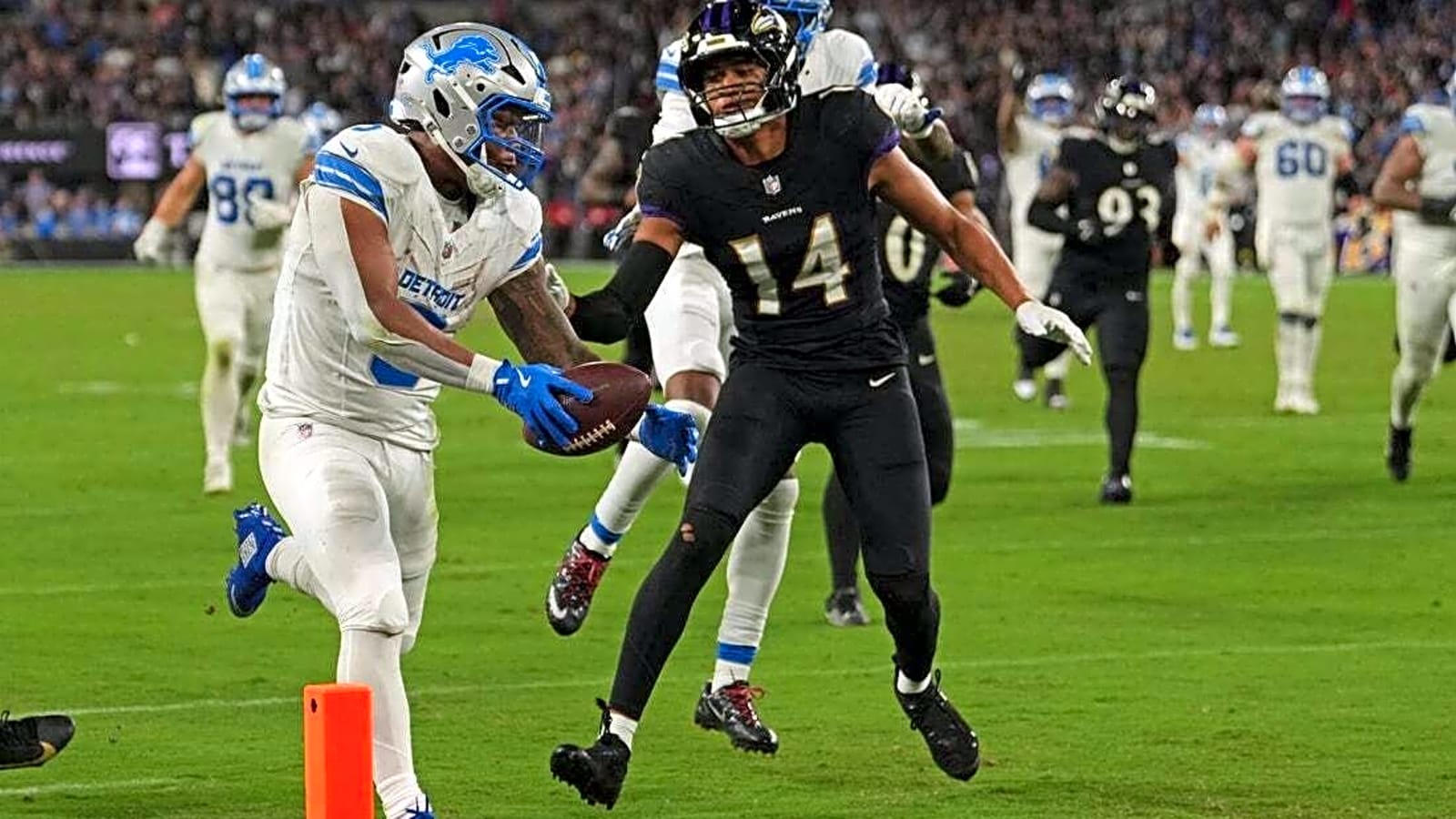 Run game, pass rush power Lions to victory over Ravens | Yardbarker