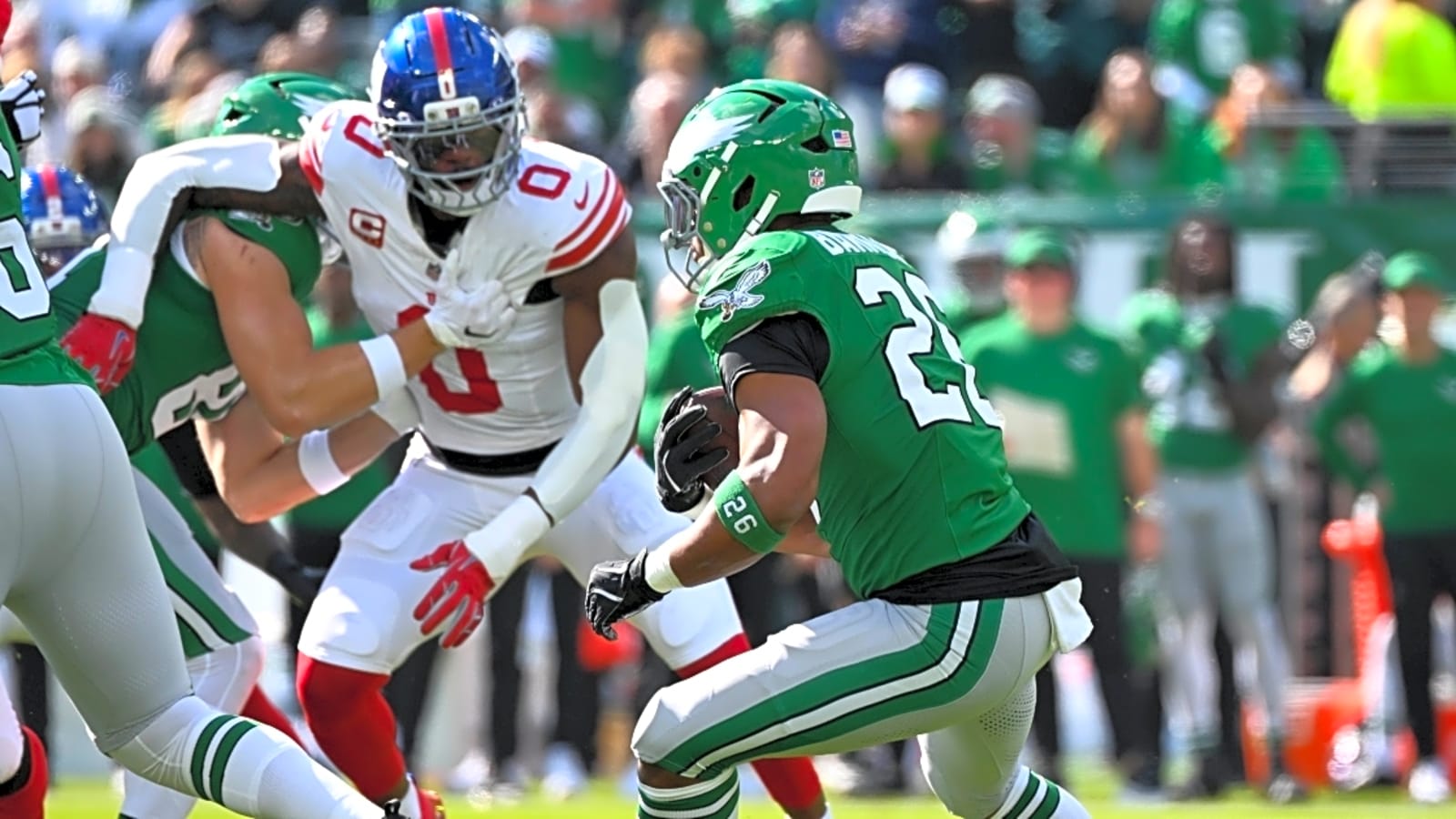 Giants denied fumble recovery on Eagles ‘Tush Push’ after highly ...