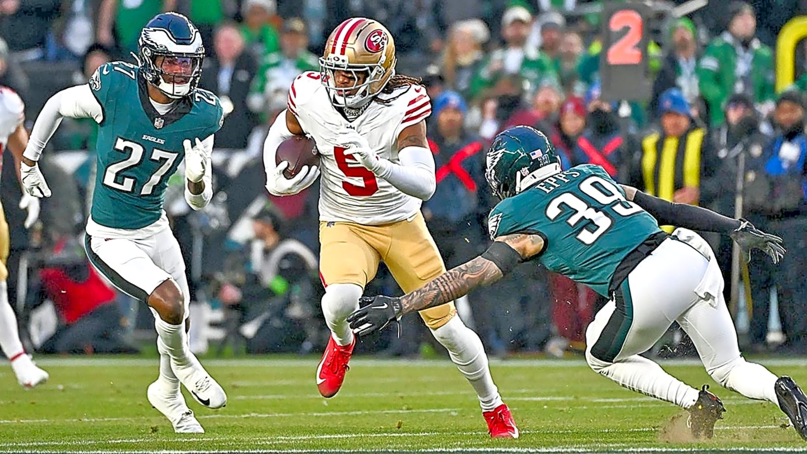 49ers vs. Eagles PFF grades: Best, worst, and snap counts from the Wild ...