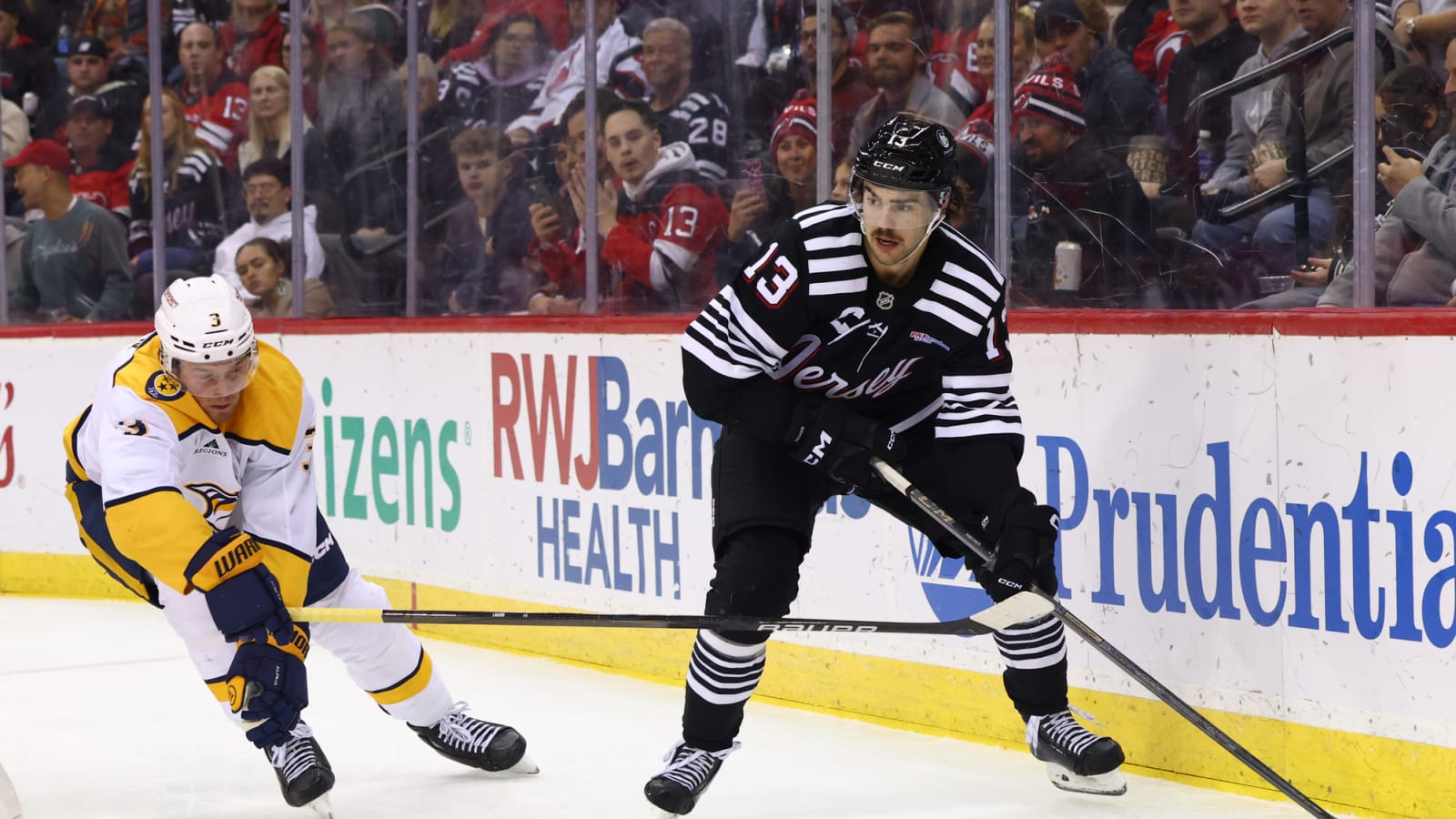 NHL Game Recap: Hischier Scores 1st NHL Hat Trick To Help The Devils Defeat Predators 5-2 ...