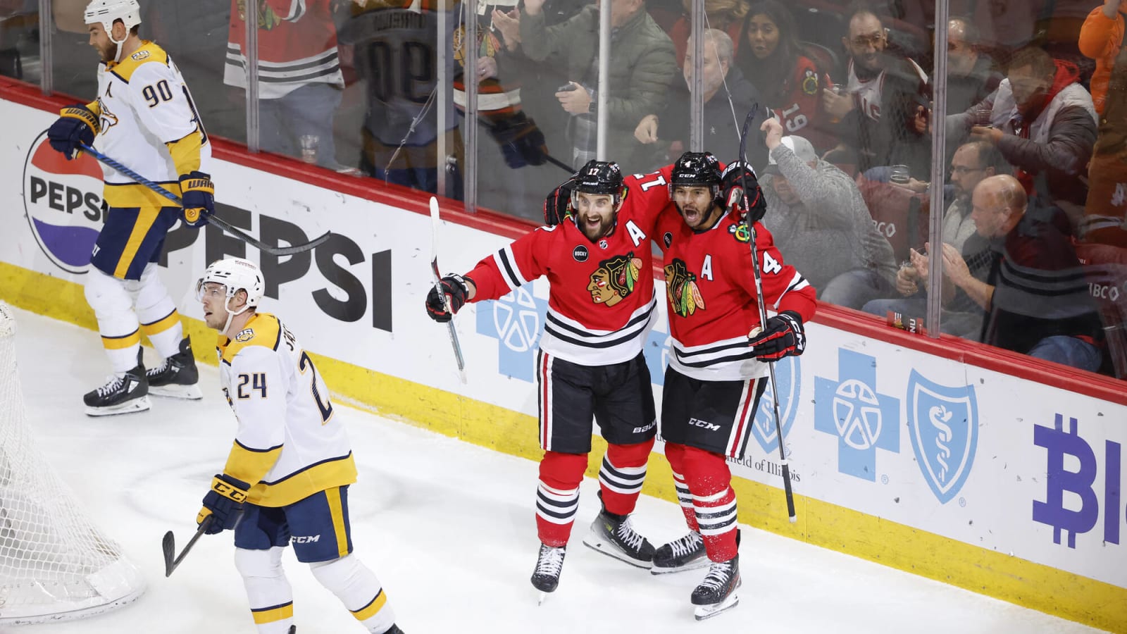 Blackhawks Pick Up a Point, but Fall 4-3 in Shootout to Nashville | Yardbarker