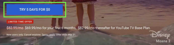 YouTube TV free trial: Get 5 days free in 2025 | Yardbarker