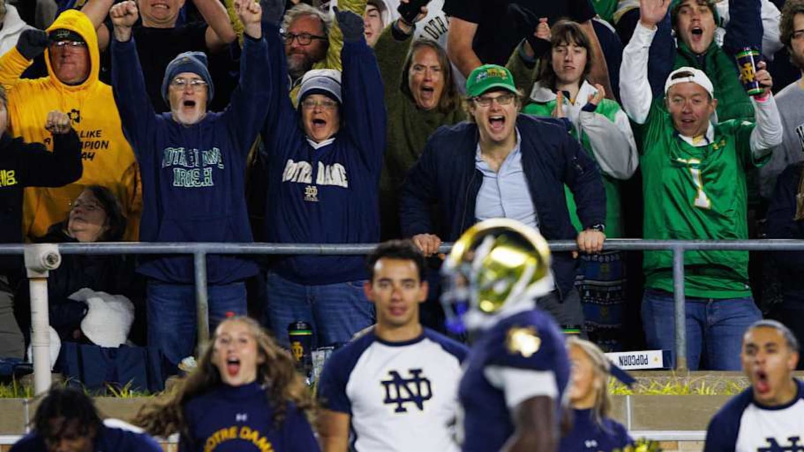 College Football Playoff: Notre Dame Fans Embrace Rally Towels for Indiana Game | Yardbarker