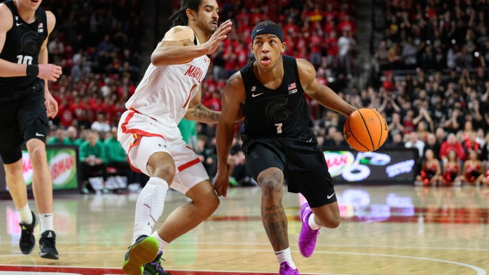 No. 8 Michigan St. shocks No. 16 Maryland on halfcourt shot at buzzer | Yardbarker