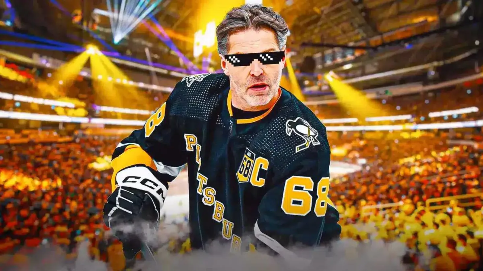 Penguins Jaromir Jagr Gives Fans One Last Epic Salute On Number
