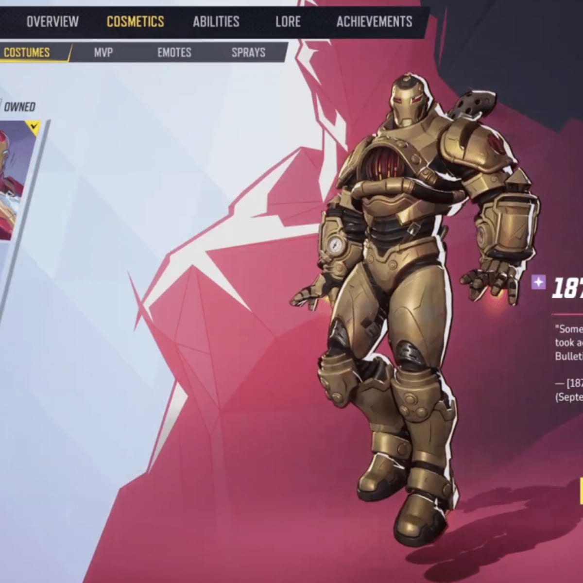 steampunk iron man suit marvel rivals