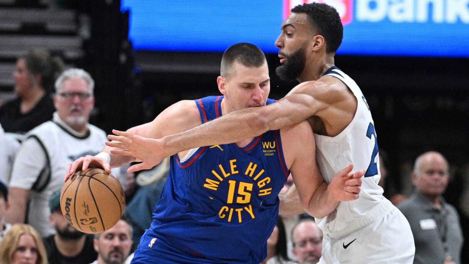 Nikola Jokics Triple Double Puts Nuggets Up 3 0 On Wolves Yardbarker