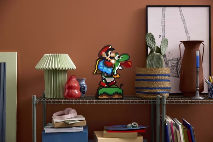New SUPER MARIO WORLD: Mario & Yoshi LEGO Set Is a Nostalgic 2D Build—Nerdist Exclusive Reveal ...