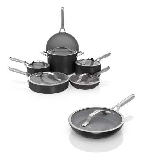 Ninja® Ceramic Pro 12-Piece Cookware Set Black Ninja Catalog US - Ninja