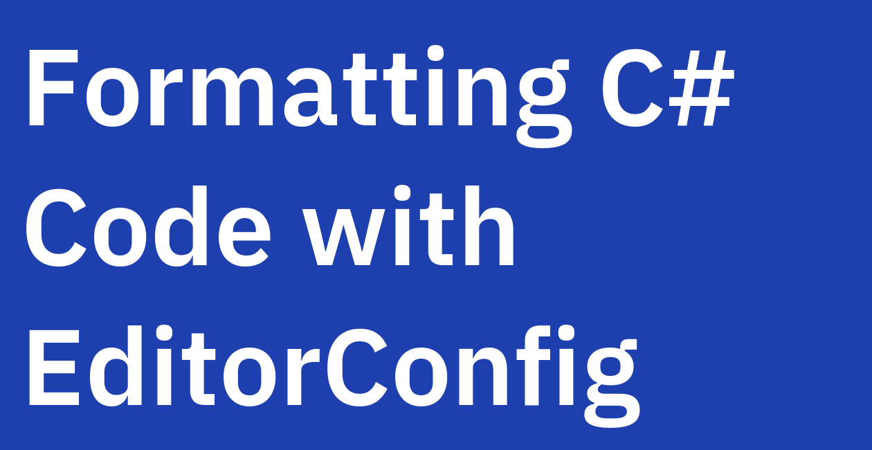 Editorconfig Ignore Files