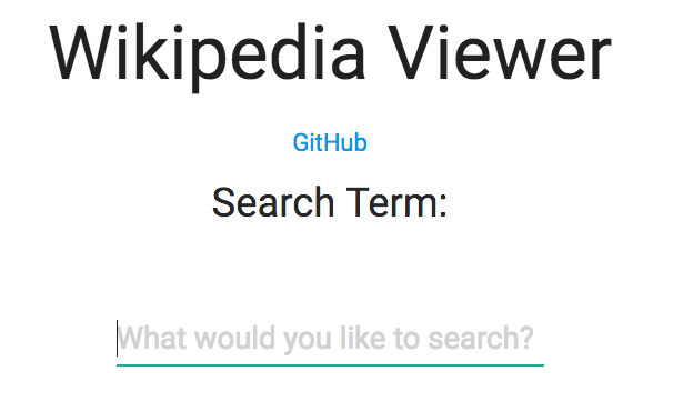 GitHub - wisteria-hill-technologies/wikipediaViewer