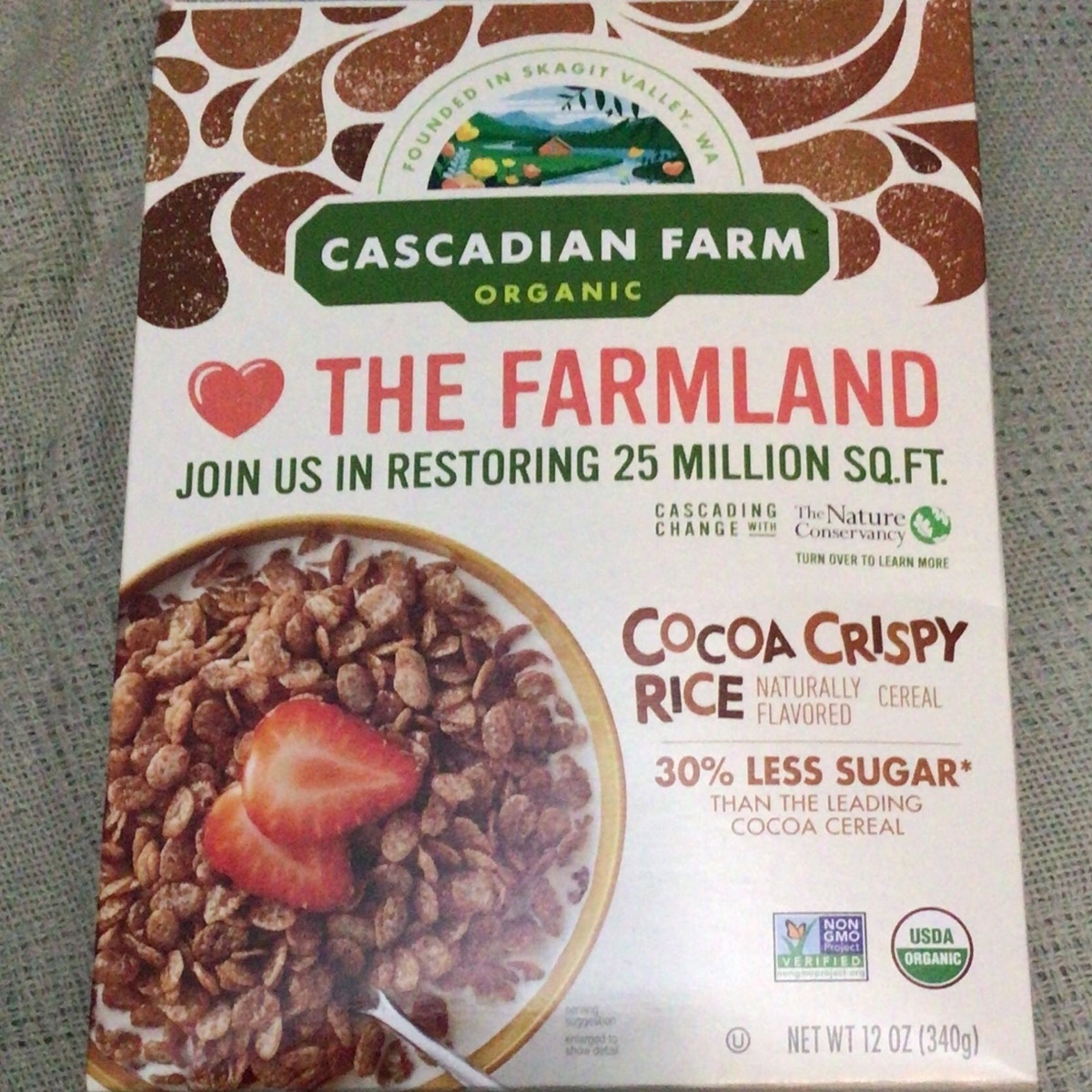 Cocoa Crispy Rice Cereal from Cascadian Farm - Vegan Product Reviews ...