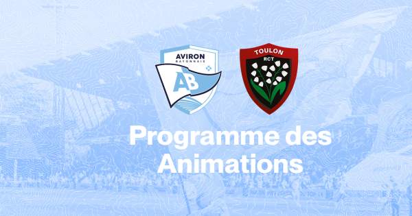 Actualités - Le programme des animations