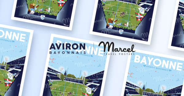 Actualités - L'Aviron Bayonnais et Marcel Travel Posters lancent l ...