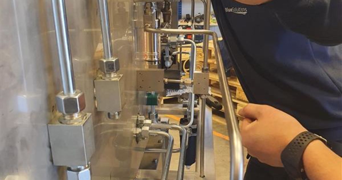 Our workshop is at full speed. · BlueSolutions AS