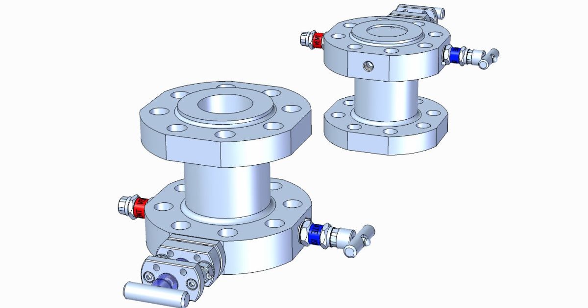MP01 SBB/DBB slimline monoflange, "Double Flange" · INVY AS