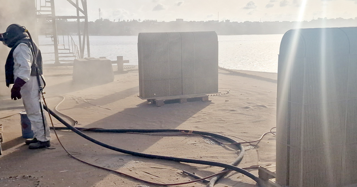 Successful recoating project completed in Abidjan · Nordic Green Products