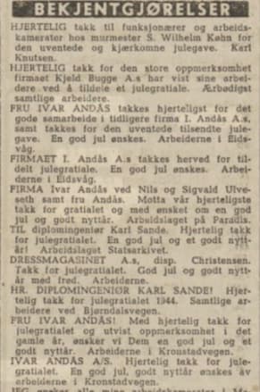 Historien til Brødrene Ulveseth starter i 1932 · Brødrene Ulveseth