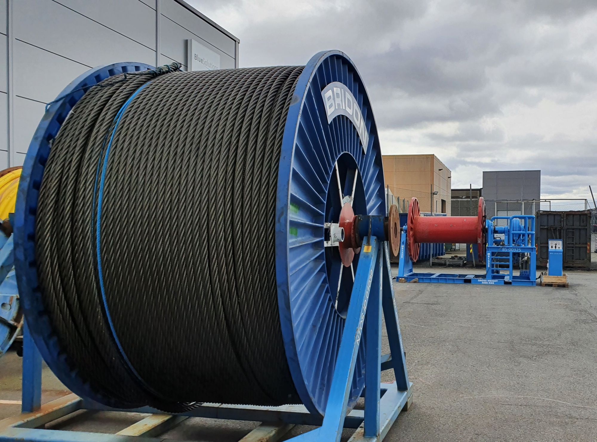 Equipment for Wirespooling · BlueSolutions AS