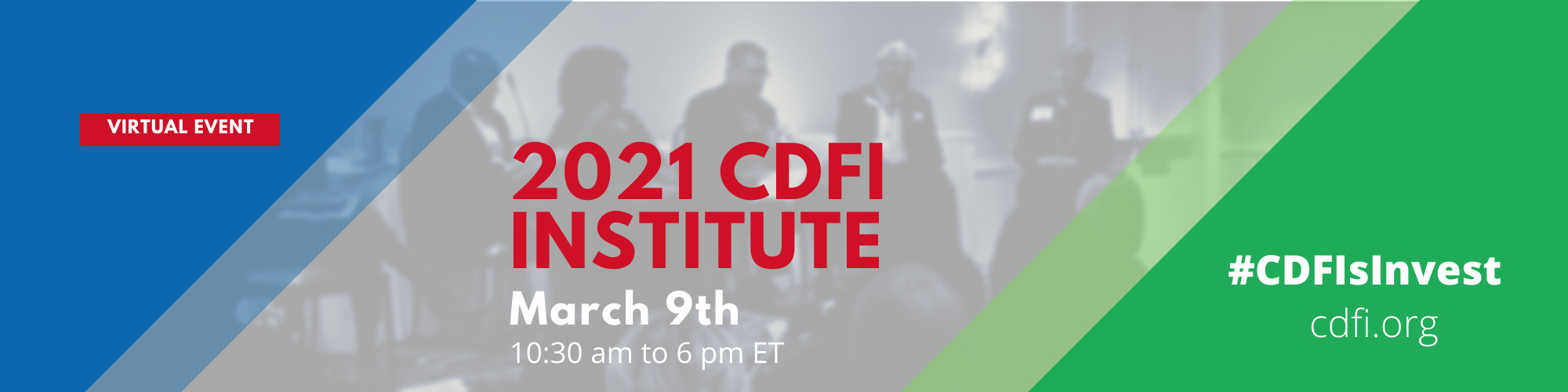 2021 CDFI Coalition Institute, Tue, Mar 9th, 2021 @ 10:30 AM Accelevents