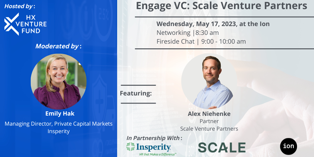 Engage VC: Scale Venture Partners, Wed, May 17th, 2023 @ 8:30 AM Accelevents