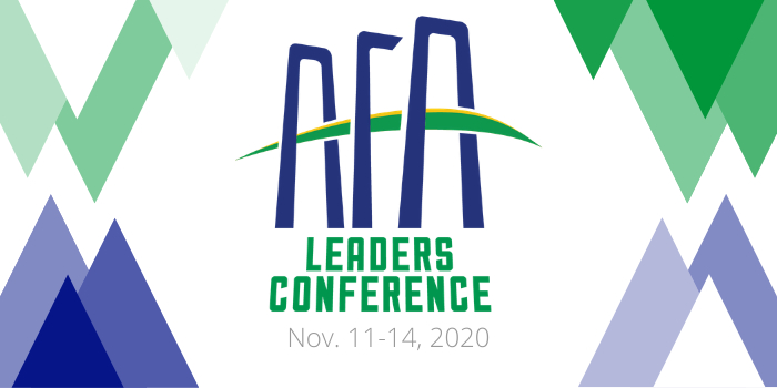 2020 AFA Leaders Conference, Wed, Nov 11th, 2020 @ 1:00 PM Accelevents