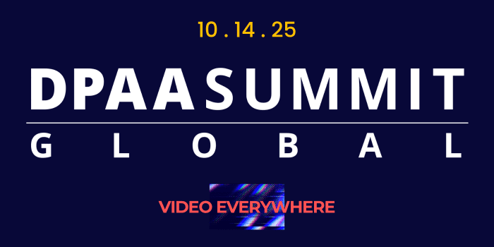 DPAA Global Video Everywhere Summit, Tue, Oct 14th, 2025 @ 8:00 AM ...