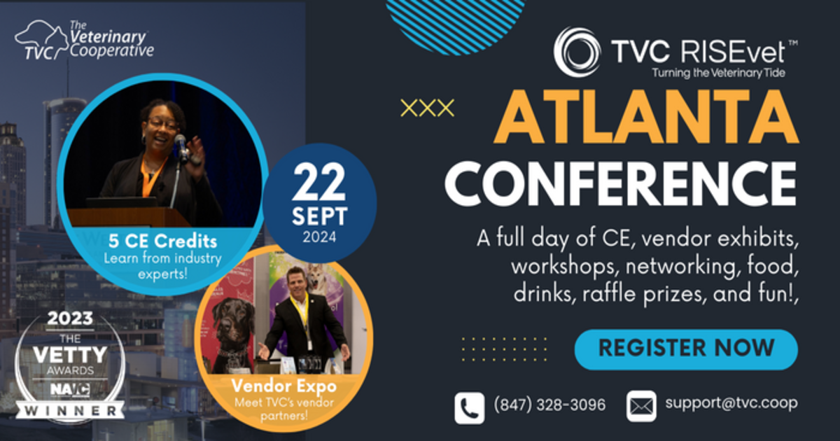 2024 TVC RISEvet™ Atlanta CE Conference, Sat, Sep 21st, 2024 @ 6:00 PM ...