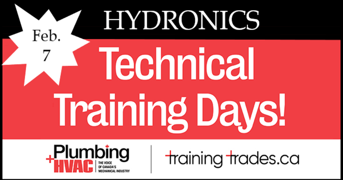 Hydronics: Technical Training Day, Wed, Feb 7th, 2024 @ 12:00 PM Accelevents