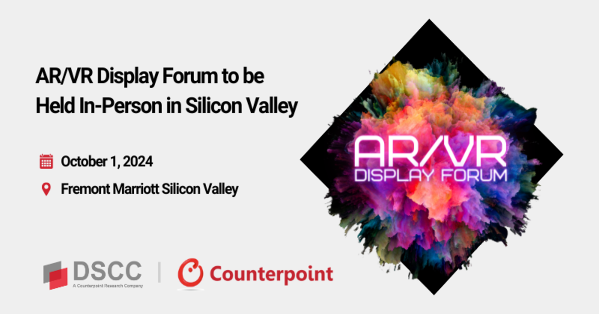 AR/VR Display Forum 2024, Tue, Oct 1st, 2024 @ 8:30 AM Accelevents