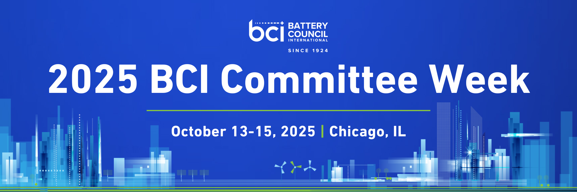 2025 BCI Committee Week, Mon, Oct 13th, 2025 @ 12:00 PM Accelevents