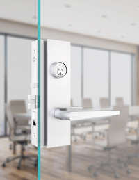 GR87 Rabbeted Glass Patch Hardware Set