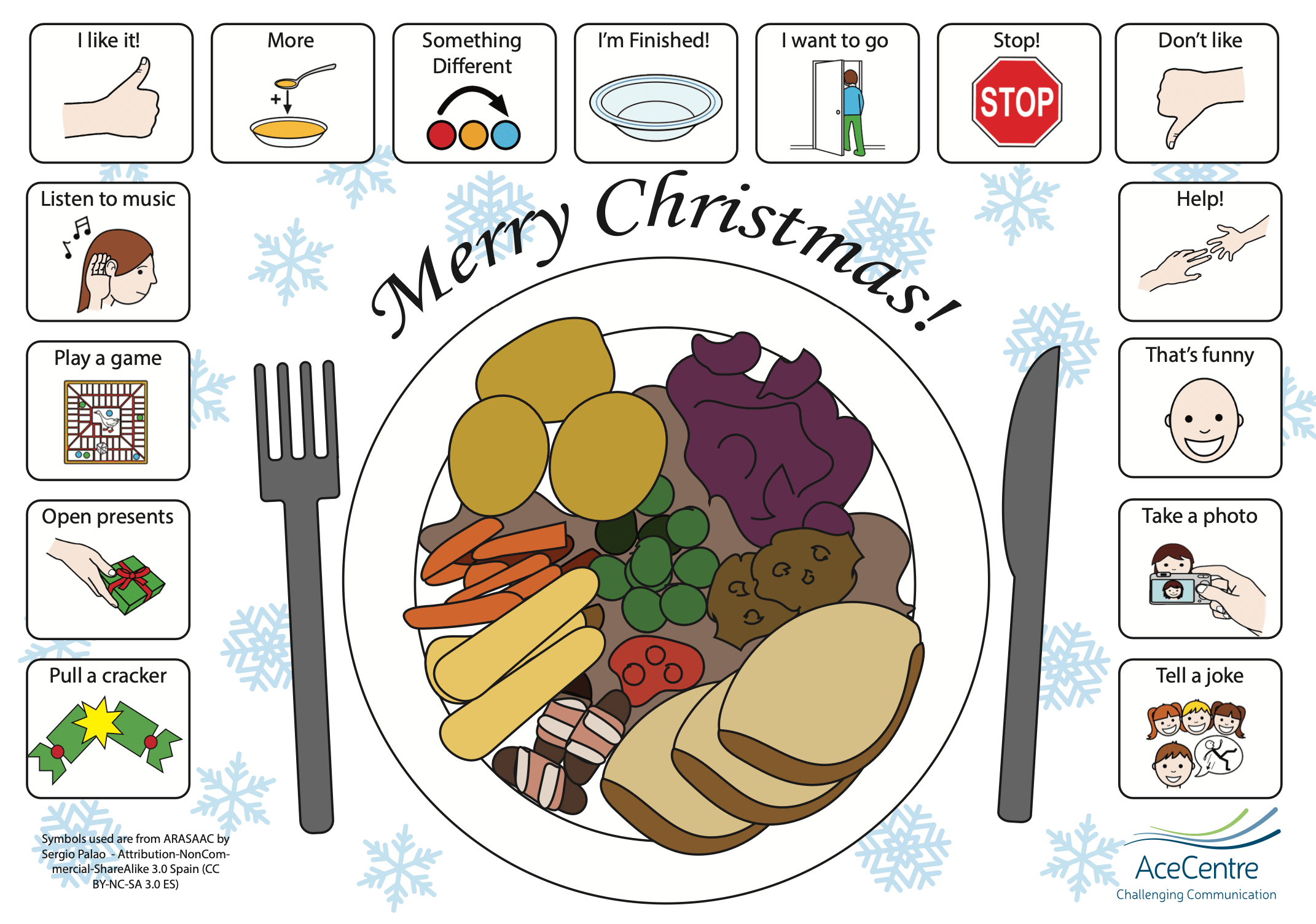 Christmas Place Mat | Ace Centre