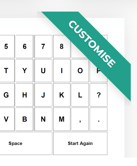 Customisable Alphabet Charts | Ace Centre