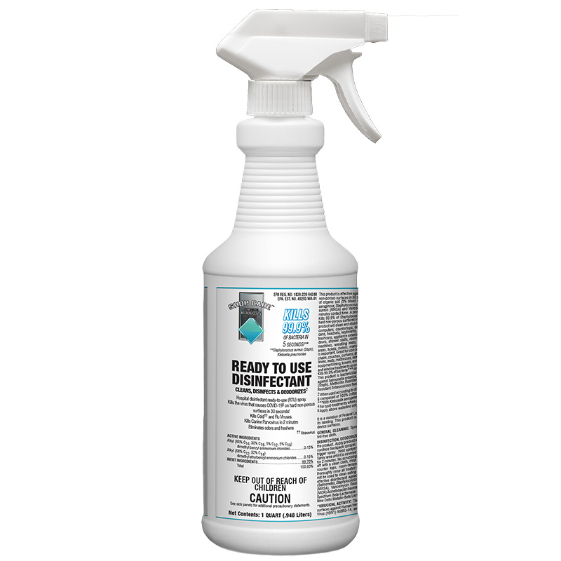 Shop Care™ Disinfectant RTU | Ace Grooming Supply