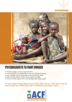 Psychologists Fighting Hunger : ACF Mental Health Flyer.