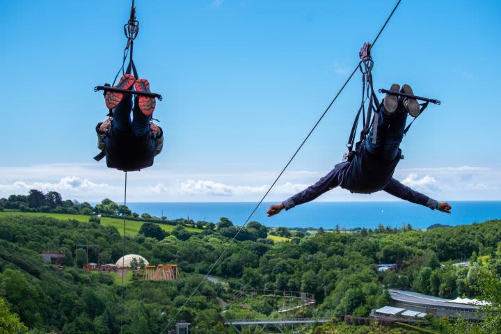 eden project zip wire