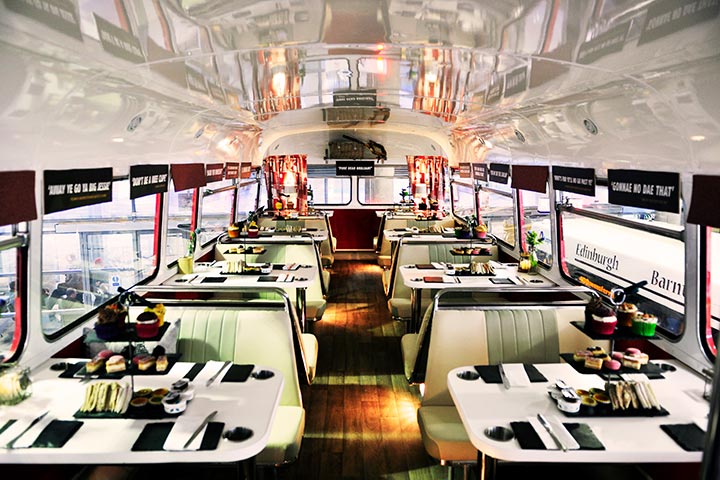 Red Bus Bistro Sparkling Afternoon Tea for Two | Activity Superstore