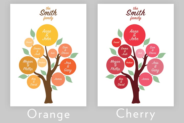 Personalised Family Tree Light Box | Activity Superstore