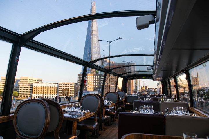 Six Course Dinner and Bus Tour for Two at Bustronome London | AS.com