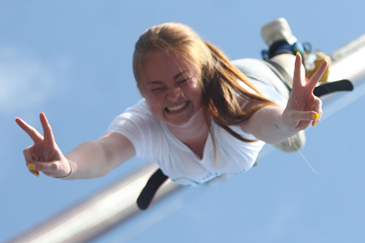 Forwards & Backwards 160ft Bungee Jump | Activity Superstore