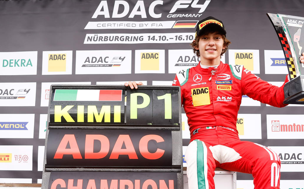 Mercedes-F1-Junior Andrea Kimi Antonelli: Mit dem Titelgewinn ist der ...