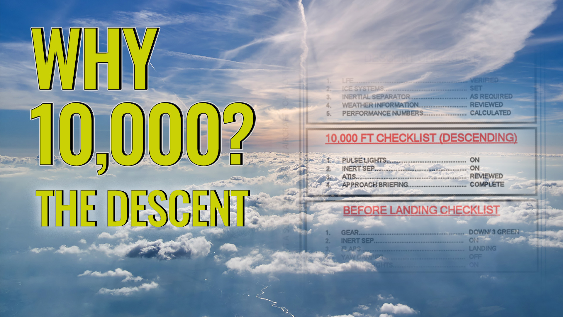 Why Ten Thousand? - The Descent