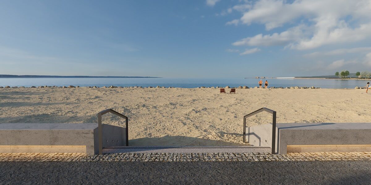 Strandpromenaden i Lidköping öppnar ett helt år tidigare än planerat | NCC