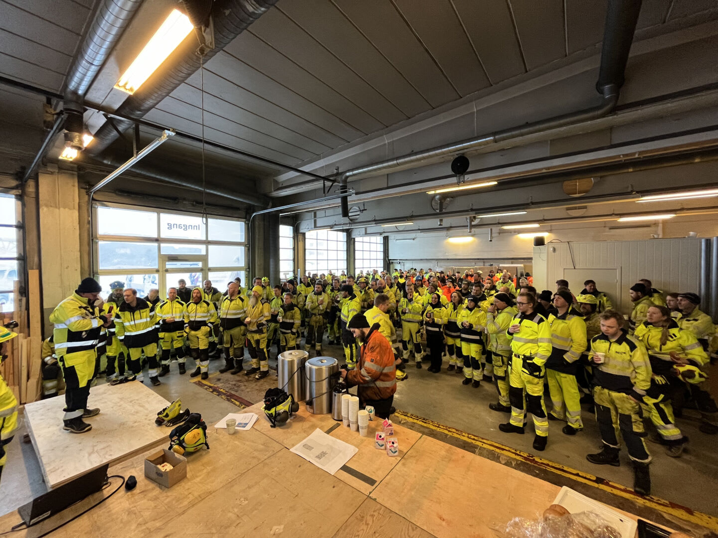 Pauset anleggsarbeidet for et trygt arbeidsmiljø | NCC