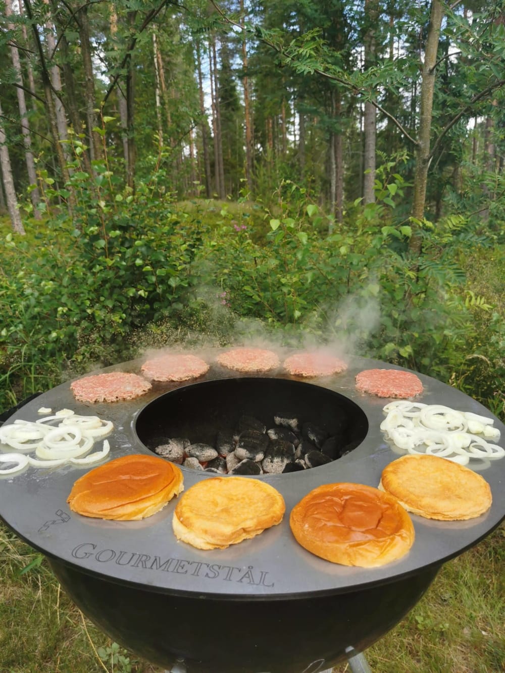 Köp Gourmetstål BBQ ring 55cm 9kg - Burgerstore.se