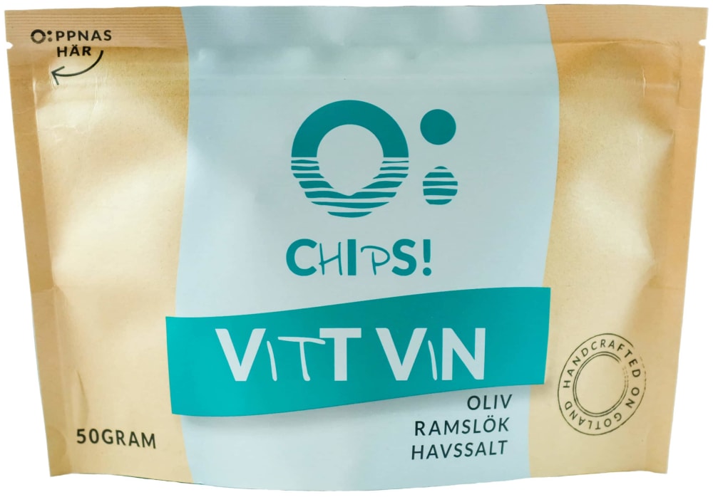 Köp ö-chips Ö-chips Vitt vin Oliv, ramslök, havssalt - Burgerstore.se
