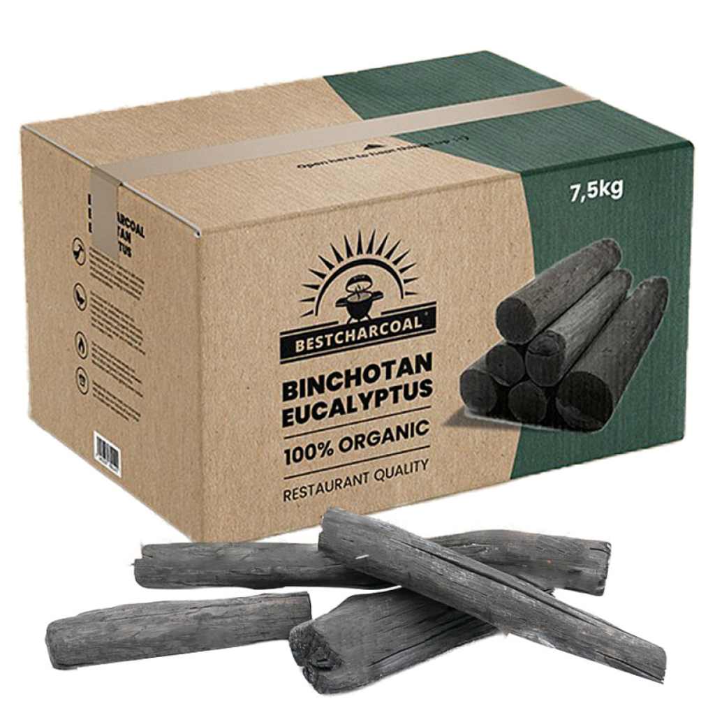 Köp Best charcoal Binchotan 7,5 kg Eucalyptus - Burgerstore.se