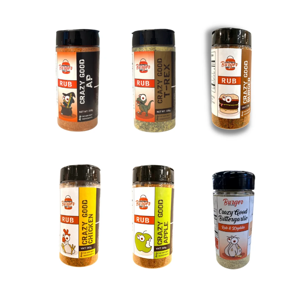 Köp B of Sweden Crazy Good rub kit 6 st - Burgerstore - Burgerstore.se